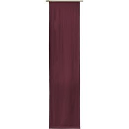 Schiebegardine WIRTH "Newbury" Gr. 1, lila (aubergine), B:57cm H:145cm, Jacquard, Baumwolle, Polyester, Gardinen, Ohne Befestigungszubehör, Breite: 57 cm
