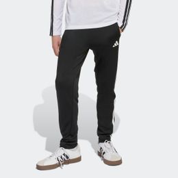 Sporthose adidas Sportswear "U TR-ES 3S PANT", Mädchen, Gr. 152, N-Gr, schwarz, Obermaterial: 100% Polyester, Hosen