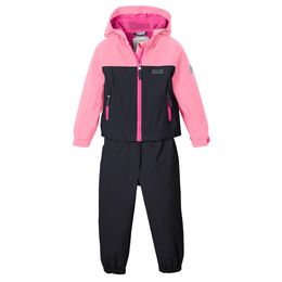 Regenanzug "FIOS 20 MNS JCKT AND PNTS", Kinder, Gr. 86/92, blau (dunkelnavy), Obermaterial: 100% Polyester. Futter: 100% Polyester, FIRST INSTINCT BY Killtec, Sportanzüge, für Kinder Wind- & Wasserabweisend