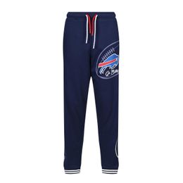 Sweathose Recovered "NFL Bills Go Bills", Herren, Gr. L, US-Größen, blau, 100% Baumwolle, bedruckt, lang, Hosen, für alle Buffalo Bills-Fans