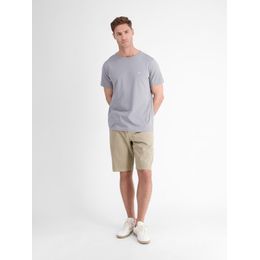 Bermudas Lerros "Lerros Chino-Bermuda mit Gürtel", Herren, Gr. 40, Normalgrößen, beige (light dune beige), 98% Baumwolle, 2% Elasthan, Hosen