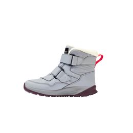 Winterboots Jack Wolfskin "POLAR BEAR-G TEXAPORE MID VC K", Damen, Gr. 30, rainstorm, Synthetik, Textil, Sportlich, Schuhe, Snowboots, Winterstiefel, Winterschuhe, wasserdicht & gefüttert