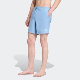 Herren Badeshorts "ADIC SOLID 8INC"ash blau, Gr. S, adidas Performance, Obermaterial: 100% Polyester, Badehosen