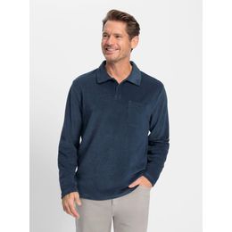 Langarmshirt Catamaran "Langarm-Shirt", Herren, Gr. 48/50, blau (dunkelblau), 83% Baumwolle, 17% Polyester, unifarben, Shirts
