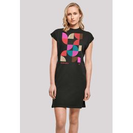 Shirtkleid F4NT4STIC "Abstrakt DRESS", Damen, Gr. M, schwarz, Obermaterial: 100% Baumwolle, regular fit, ohne B&uuml;ndchen, Kleider Shirtkleid, Print