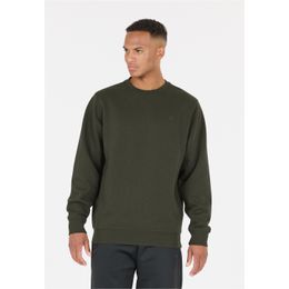 Sweatshirt CRUZ "Fultan", Herren, Gr. 4XL, dunkelgr&uuml;n, 60% Baumwolle, 40% Polyester, unifarben, normal, Rundhals, Sweatshirts Sweatshirt, aus super weichem Material