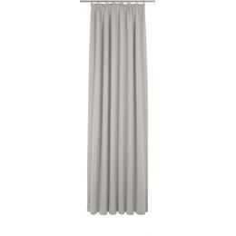 Vorhang WIRTH "Westport" Gr. 1, grau (hellgrau), B:132cm H:145cm, Jacquard, Polyester, Gardinen