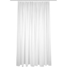 Gardine HEINE HOME Gr. 6, wei&szlig;, B:300cm H:265cm, Polyester, Gardinen, Gardine