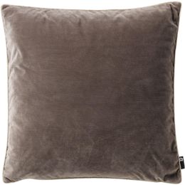 Kissenhülle HEINE HOME Gr. 1, grau (taupe), B:50cm L:30cm, Baumwolle, 100% Baumwolle, Kissenbezüge