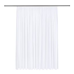 Gardine GERSTER "Estella" Gr. 3, weiß, B:300cm H:245cm, Voile, Polyester, Gardinen, Gardinenstore, Store Effekt-Voile recycelt "Estella"