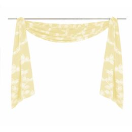 Freihanddeko WIRTH "Angie" Gr. 1, beige (creme), B:135cm H:300cm, Polyester, Gardinen