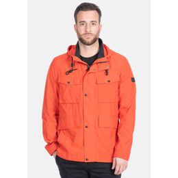 Outdoorjacke NEW CANADIAN "Cotton-Touch", Herren, Gr. 29, orange, 100% Polyamid, unifarben, normal, ohne Ausschnitt, Jacken Outdoorjacke, mit Stehkragen