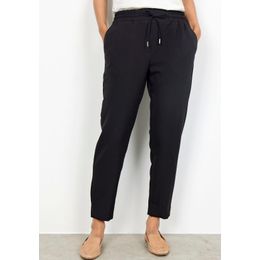Sweathose soyaconcept "Jogginghose", Damen, Gr. S (36), N-Gr, schwarz, Sweatware, Obermaterial: 97% Polyester, 3% Elasthan, Basic, normal 7/8-Länge, Hosen, schick und gemütlich