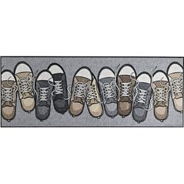 Fußmatte Salonloewe Gr. 7, grau (grau, natur), B:115cm H:7mm L:175cm, Kunstfaser, Polyamid, Teppiche, Fußmatte