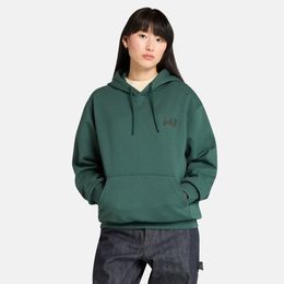 Kapuzensweatshirt Timberland "Silicon Badge (BB) Hoodie", Herren, Gr. L, grün (grün gables), Obermaterial: 80% Baumwolle, 20% Polyester, Sweatshirts