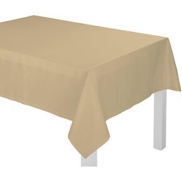 Tischdecke WIRTH "NEWBURY" Gr. 1, grau (taupe), B:80cm L:80cm, Baumwolle, Polyester, Tischdecken