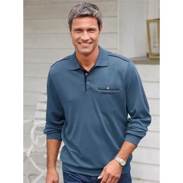 Sweatshirt Catamaran, Herren, Gr. 56/58, blau (jeansblau), 65% Baumwolle, 35% Polyester, unifarben, Sweatshirts Sweatshirt