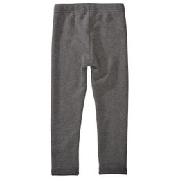 Thermohose STACCATO, M&auml;dchen, Gr. 104/110, Normalgr&ouml;&szlig;en, grau, Oberstoff: 65% Polyester, 30% Baumwolle, 5% Elasthan., unifarben, Basic, normal, Hosen Thermohose, gef&uuml;ttert