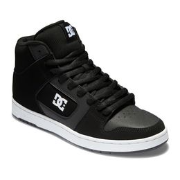 Sneaker DC Shoes "Manteca 4 Hi", Herren, Gr. 7(39), schwarz-wei&szlig; (schwarz, wei&szlig;), Obermaterial:51.34% Leder, 48.66% Synthetikmaterial;, Schuhe Sneaker
