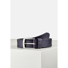 Ledergürtel Lerros "Lerros Gürtel 'BUD'", Damen, Gr. 100, blau, Leder, Gürtel