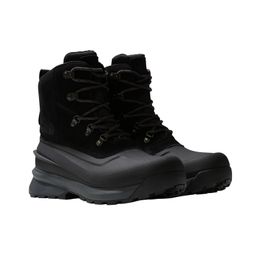 Winterstiefel The North Face "M CHILKAT V LACE WP", Damen, Gr. 44,5, schwarz, Leder, Textil, Schuhe, Snowboots, Winterboots, Winterschuhe, wasserdicht
