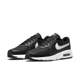 Sneaker Nike Sportswear "AIR MAX SC", Gr. 42, schwarz-weiß (schwarz, weiß, schwarz), Leder, Textil, kontrastfarbene Details, unifarben, Sportlich, Schuhe
