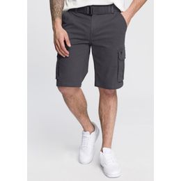 H.I.S. Bermudas H.I.S, Herren, Gr. 31, N-Gr, schwarz, Web, Obermaterial: 98% Baumwolle, 2% Elasthan, unifarben, normal knieumspielend, Hosen Bermudas