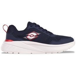 Sneaker Lotto, Damen, Gr. 36, blau (navy, rot), Kunstfaser, Synthetik, mehrfarbig, Schuhe Sneaker, - besnders leicht & bequem