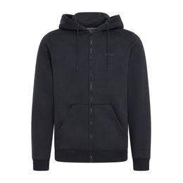 Kapuzensweatjacke Blend "Sweatshirt", Herren, Gr. 5XL, schwarz navy, Sweatware, Obermaterial: 50% Baumwolle, 50% Polyester, unifarben, regular fit normal, ohne Ausschnitt, Rippbündchen, Sweatjacken