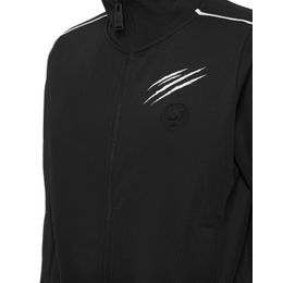 Yoga-Sweatjacke Plein Sport "Sweatjacke", Damen, Gr. L, schwarz (02, schwarz), Obermaterial: 92% Polyester, 8% Elasthan, Sweatjacken