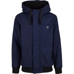 Winterjacke Brandit "Brandit Brandit Men Essential Jacket", Herren, Gr. L, blau (navy), 100% Baumwolle, unifarben, normal, ohne Ausschnitt, Jacken