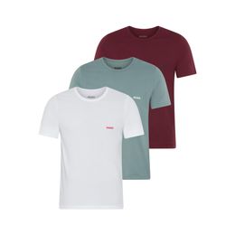 T-Shirt HUGO UNDERWEAR "RN TRIPL", Herren, Gr. M50, open miscellaneous 989, Jersey, Obermaterial: 100% Baumwolle, regular fit, Rundhals, Shirts, mit Rundhalsausschnitt