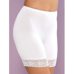 Lange Unterhose Mey, Damen, Gr. 38, weiß, 55% Baumwolle, 40% Viskose, 5% Elasthan, Unterhosen
