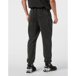 Jogginghose Plein Sport "Jogging Pants Cold Dye", Herren, Gr. 4XL, US-Größen, 02, schwarz, Obermaterial: 100% Baumwolle, Hosen