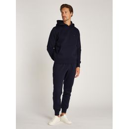 Jogginganzug Tommy Hilfiger "FLAG LOGO TRACKSUIT", Herren, Gr. L, blau (desert sky), Sweatware, Obermaterial: 73% Baumwolle, 27% Polyester, Sportanzüge