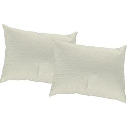 Kissenhülle WIRTH "Berwick" Gr. 3, grau, B:40cm L:60cm, Polyester, Obermaterial: 85% Polyester, 15% Baumwolle, Kissenbezüge