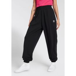 Sporthose adidas originals "ESS BYFR JOGGER", Damen, Gr. S, N-Gr, schwarz, Obermaterial: 100% Baumwolle, Hosen Sporthose, Boyfriend Style, bequem und lässig, weiches French Terry