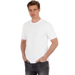 T-Shirt TRIGEMA "TRIGEMA T-Shirt aus 100% Baumwolle", Herren, Gr. XXL, weiß, 100% Baumwolle, Basic, Shirts