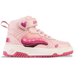 Lotto Kinder Sneaker, Gr. 27rose, pink, Synthetik, Textil, mehrfarbig, Schuhe, - mit Blinklichtern im Obermaterial
