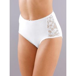 wäschepur Taillenslip WÄSCHEPUR, Damen, Gr. 38, weiß, 95% Baumwolle, 5% Elasthan, Unterhosen