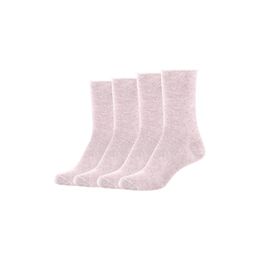 Socken s.Oliver "silky touch", Damen, Gr. 39 (42), rosa (ros&eacute; melange), Materialmix, meliert, Socken Socken, mit elastischem Bund