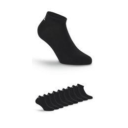 Sneakersocken Fila "UNISEX INVISIBLE PLAIN SOCKS", Damen, Gr. 43-46, schwarz, Baumwollmischung, unifarben, normal, Socken Sneakersocken, mit Logo-Schriftzug