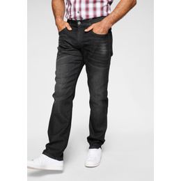 Dehnbund-Jeans Arizona "Paul", Herren, Gr. 26, N + U Gr, schwarz (schwarz used), Obermaterial: 81% Baumwolle, 17% Polyester, 2% Elasthan, Basic, bequem, Jeans, elastischer Dehnbund, Comfort-Fit, gerader Beinschnitt, Topseller
