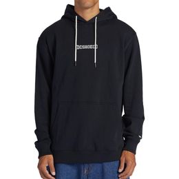 Kapuzensweatshirt DC Shoes "Baseline", Herren, Gr. S, schwarz, 50% Baumwolle, 25% Baumwolle, 25% recyceltem Polyester, Sweatshirts
