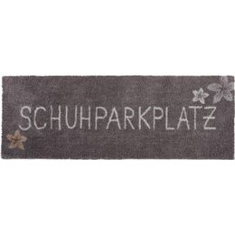 Fußmatte AKZENTE FEEL Gr. 1, grau (taupe), B:35, Polyester, Teppiche