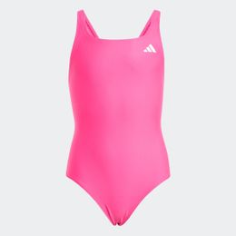 Badeanzug adidas Performance "ESS VBCK SUIT Y", Jungen, Gr. 164, N-Gr, rosa (shock pink), Obermaterial: 78% Polyester, 22% Elasthan, Badeanzüge