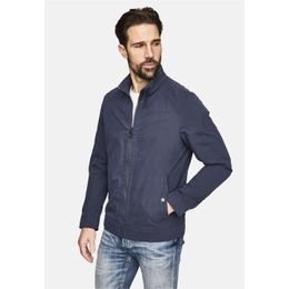 Outdoorjacke NEW CANADIAN "COTTON-MIX", Herren, Gr. 27, blau (dunkelblau), 70% Baumwolle, 30% Polyamid, unifarben, kurz, Jacken Outdoorjacke, mit angenehmem Netzfutter