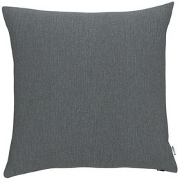 Neutex for you! Kissenhülle NEUTEX FOR YOU "Monza-ECO" Gr. 1, grau (anthrazit), B:38cm L:38cm, Baumwolle, Bezug: 53% Polyester, 44% Baumwolle, 3% sonstige Fasern, Kissenbezüge, ohne Füllung