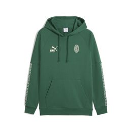 Hoodie Puma "AC Mailand KING Hoodie Herren", Herren, Gr. XS, wei&szlig; (vine alpine snow gr&uuml;n wei&szlig;), Obermaterial: 68% Baumwolle, 32% Polyester. Rippe: 3% Elasthan, 97% Baumwolle. Besatz: 100% Polyester, normal, Sweatshirts Hoodie