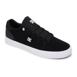 Sneaker DC Shoes "Hyde", Damen, Gr. 8(40,5), schwarz-wei&szlig; (schwarz, schwarz, wei&szlig;), Obermaterial: Leder / Futter: Textil / Au&szlig;ensohle: Gummi, Schuhe Sneaker